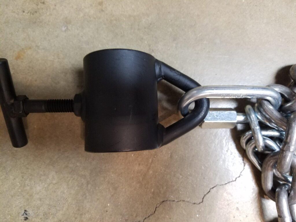 Set of 2″ Chain Collars with Loops for Barbells, Strongman, Farmers ...